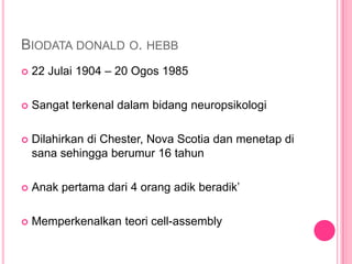 Teori cell assembly donald o.hebb