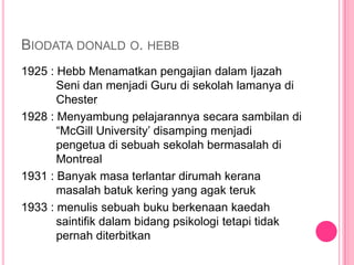 Teori cell assembly donald o.hebb