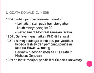 Teori cell assembly donald o.hebb