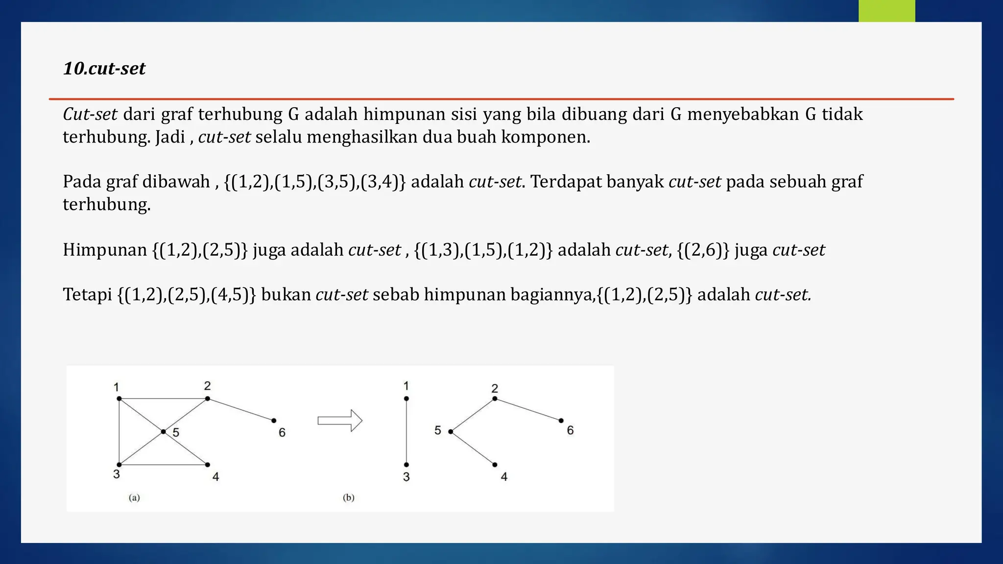 Materi yang membahas tentang graf 1 yang mudah untuk dipahami | PPT