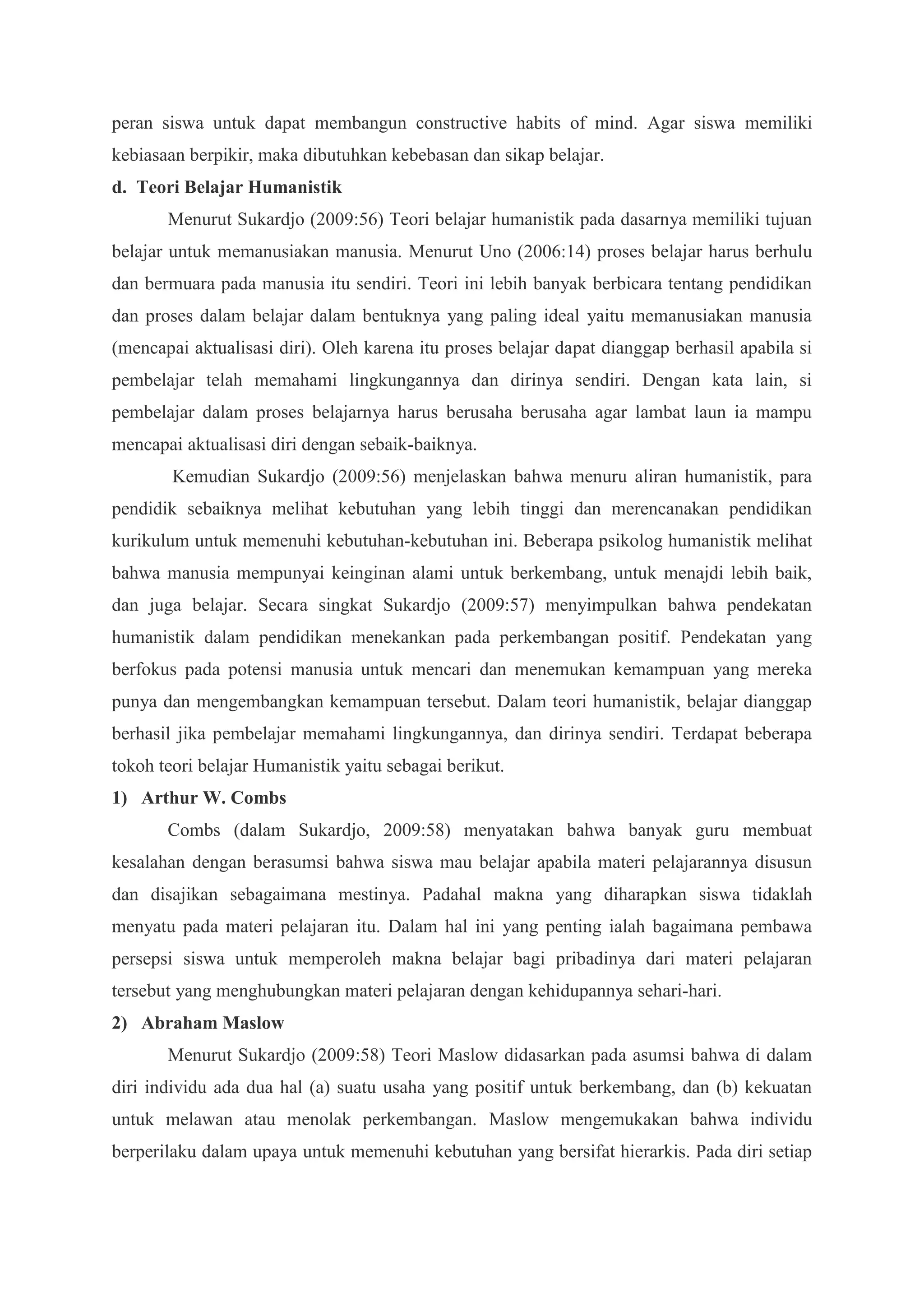 Teori dan konsep pendidikan | DOCX