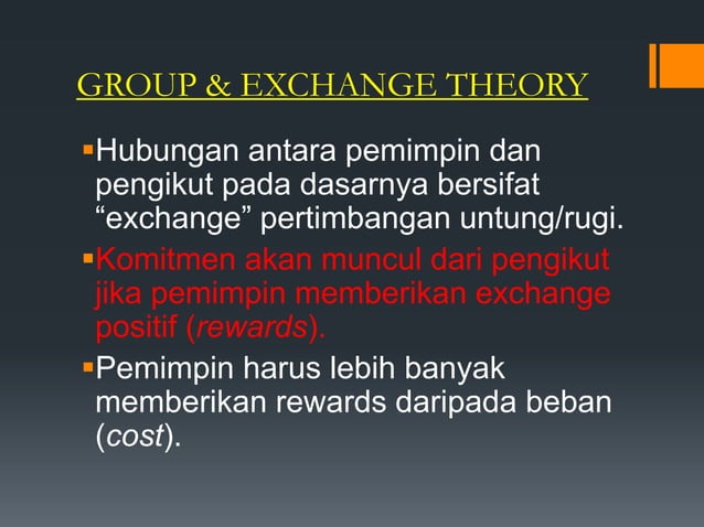 Teori dan model kepemimpinan | PPTX