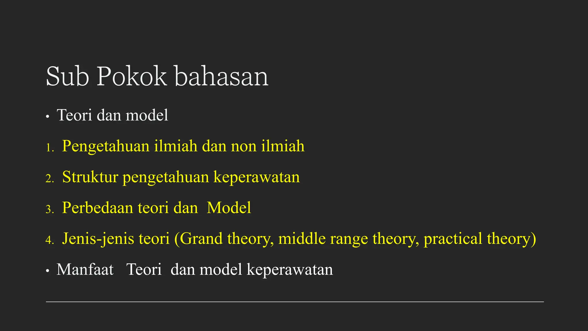 PENGETAHUAN, TEORI DAN MODEL KEPERAWATAN | PDF