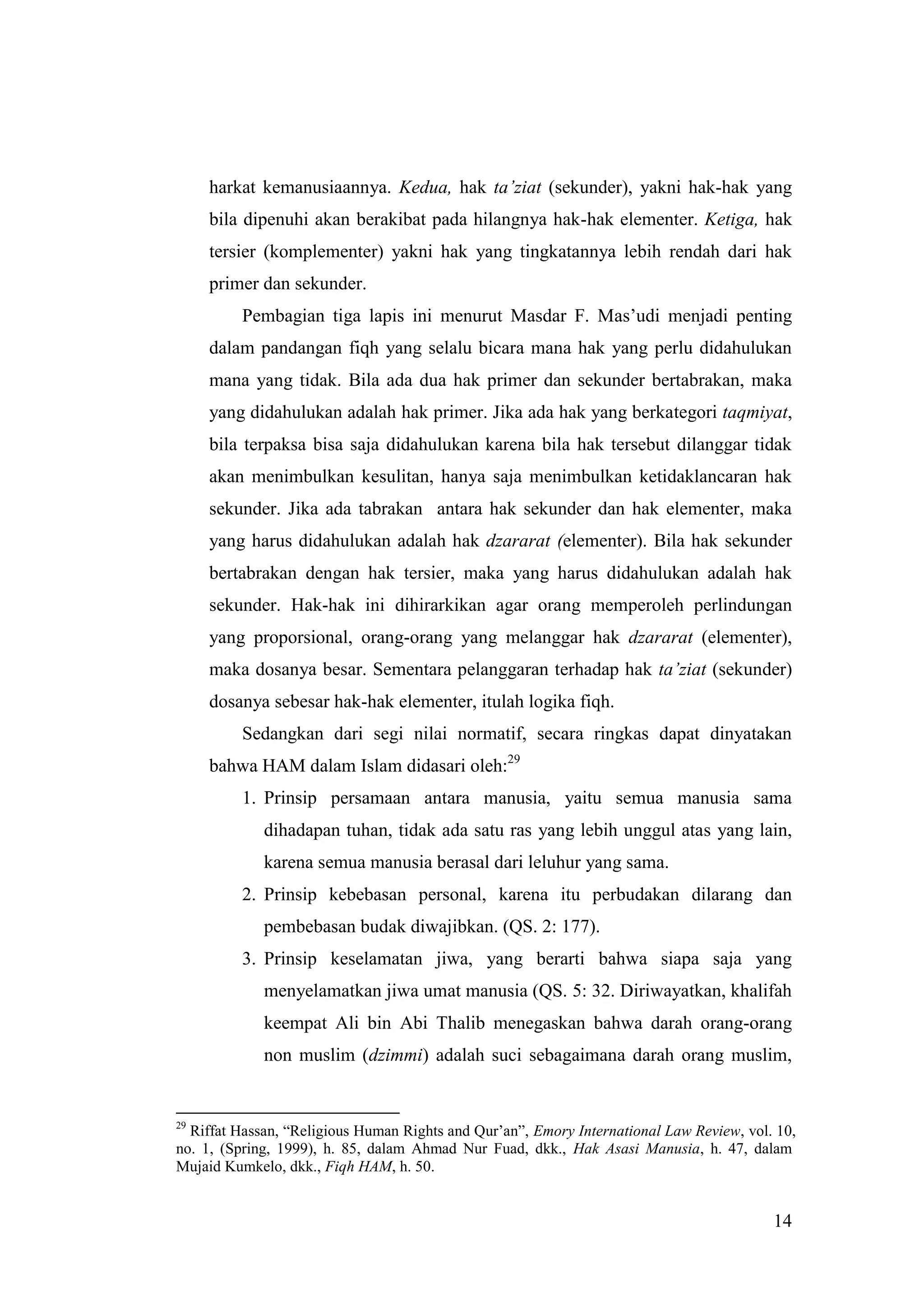 Teori dan Prinsip Hak Asasi Manusia | PDF