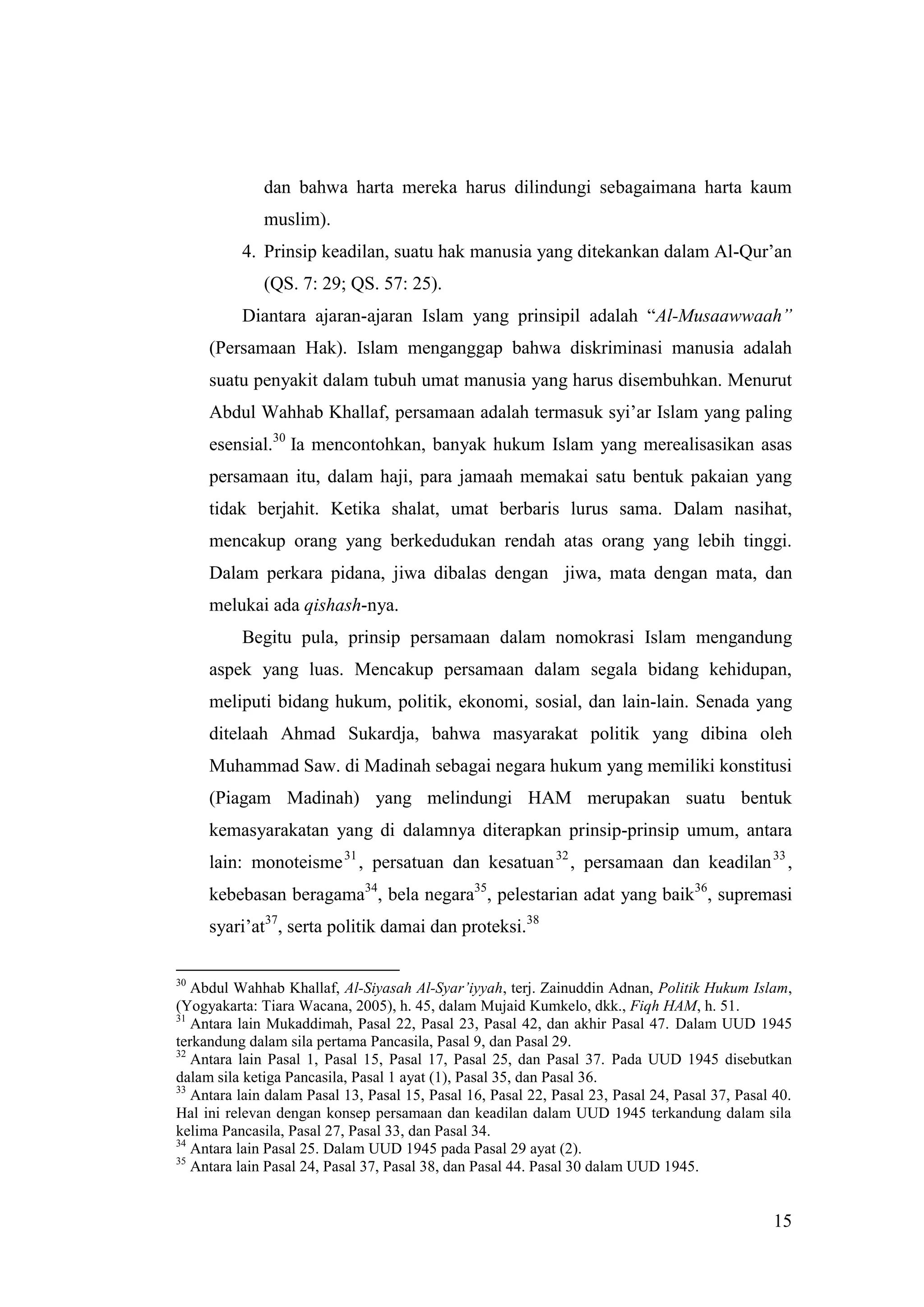 Teori dan Prinsip Hak Asasi Manusia | PDF