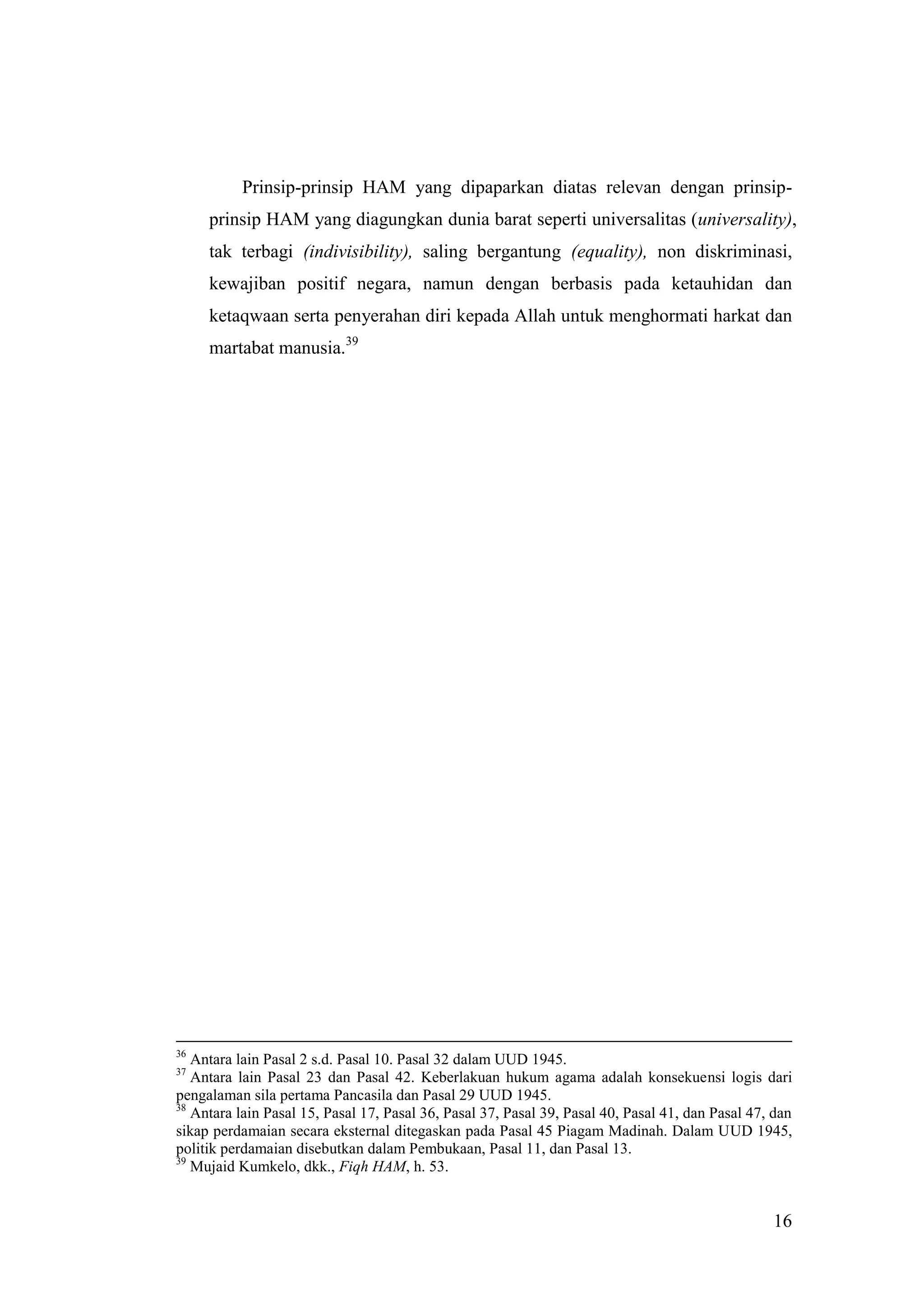 Teori dan Prinsip Hak Asasi Manusia | PDF