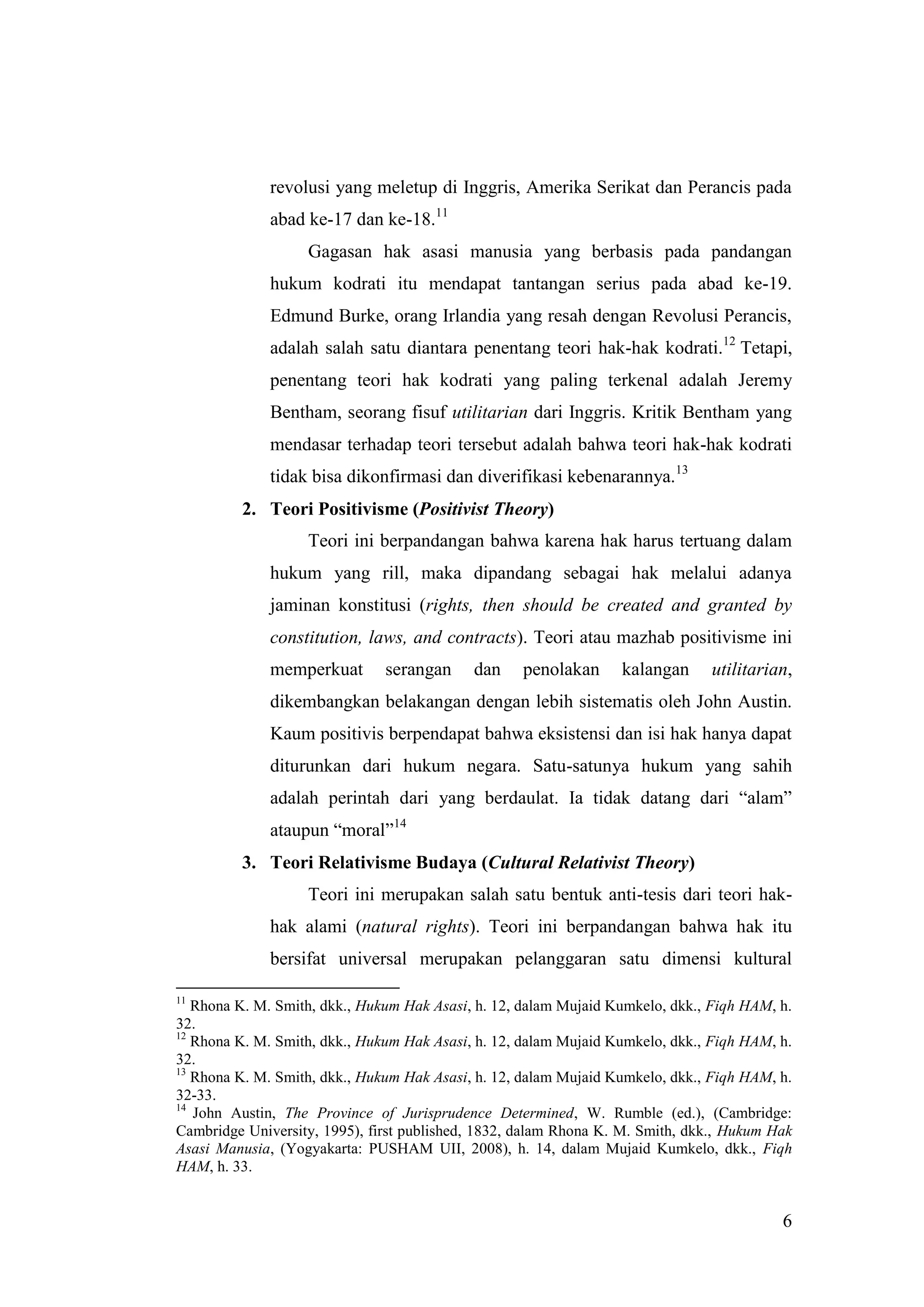 Teori dan Prinsip Hak Asasi Manusia | PDF