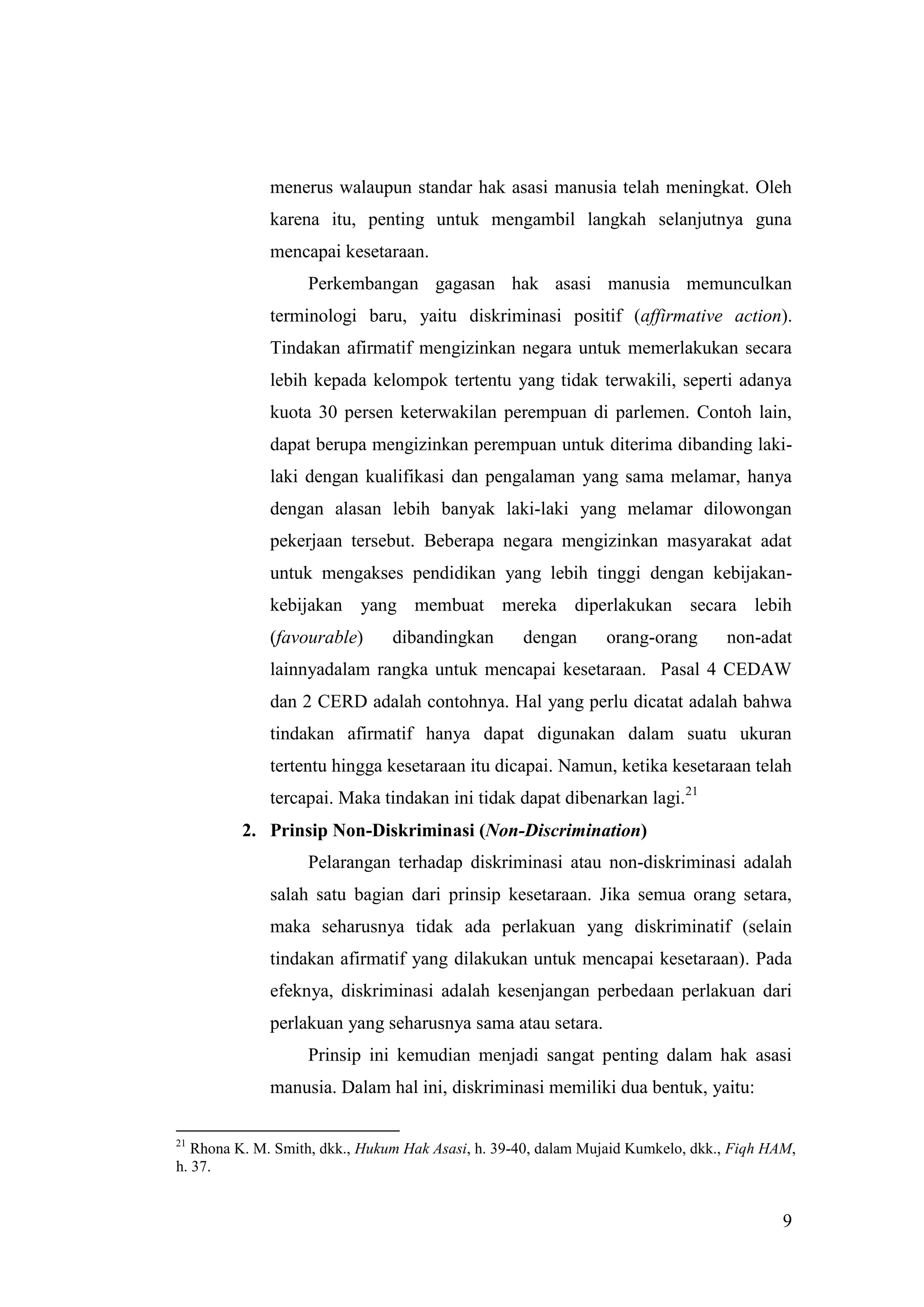 Teori dan Prinsip Hak Asasi Manusia | PDF