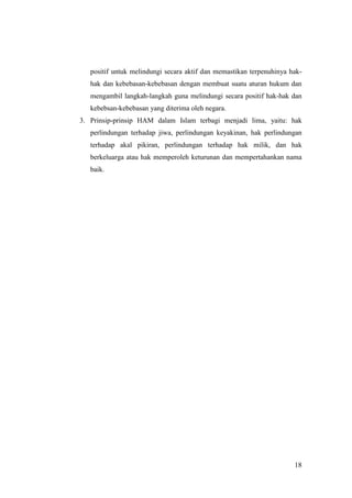 Teori dan Prinsip Hak Asasi Manusia | PDF