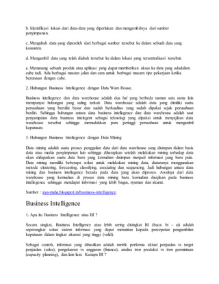 Teori dasar intelijen | DOCX