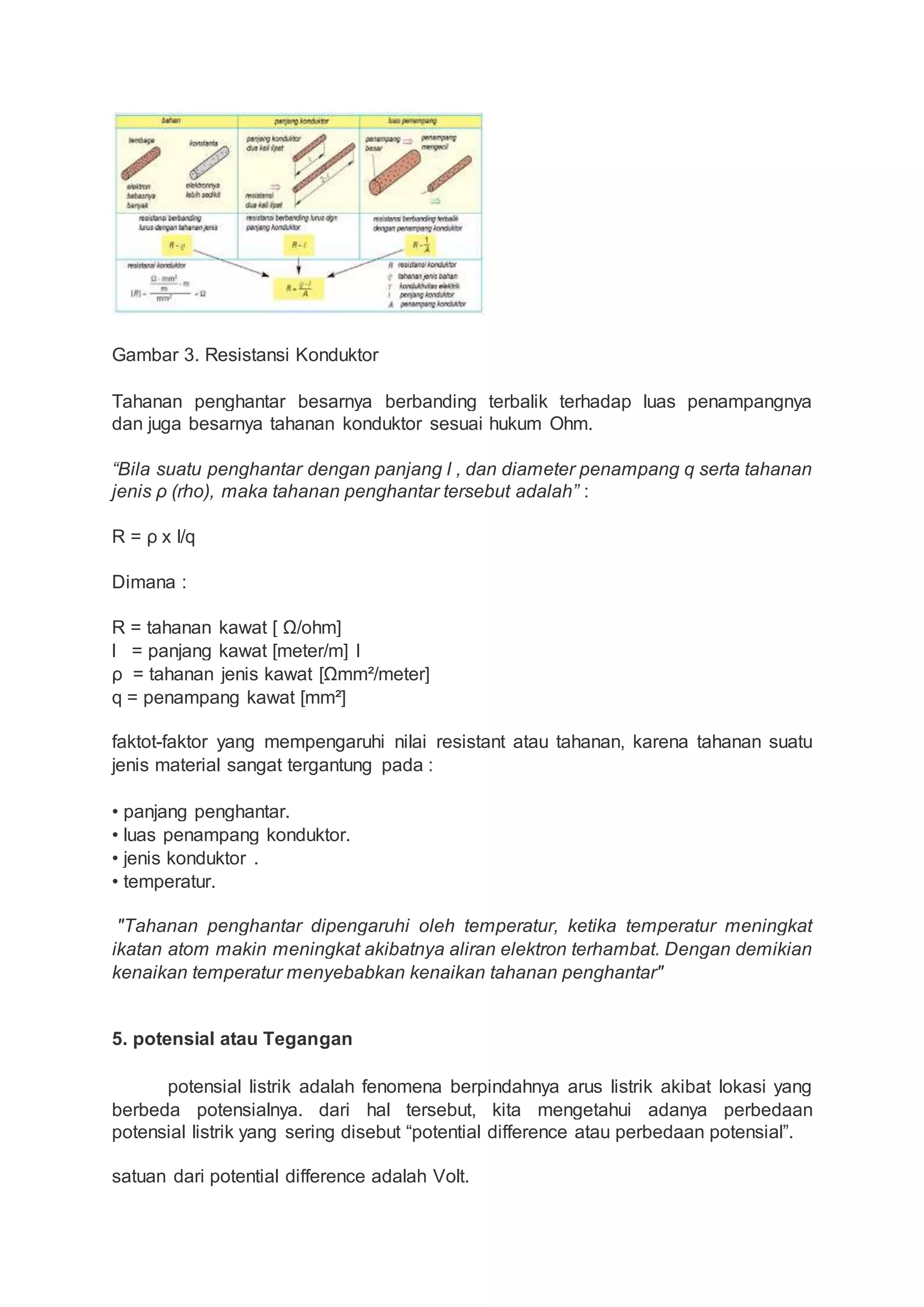 Teori dasar listrik | DOCX