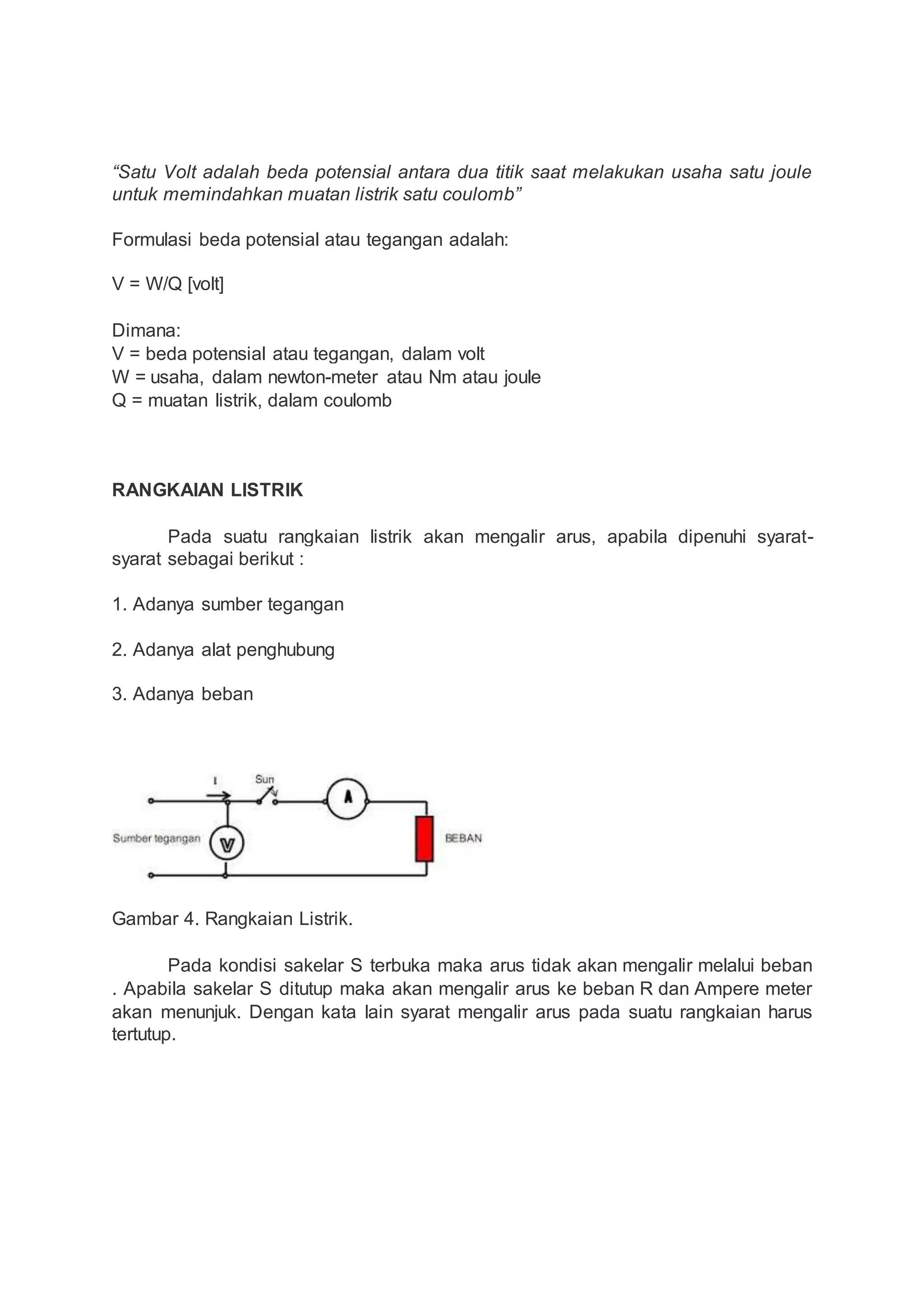 Teori dasar listrik | PDF