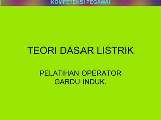 Teori dasar listrik pro | PPT