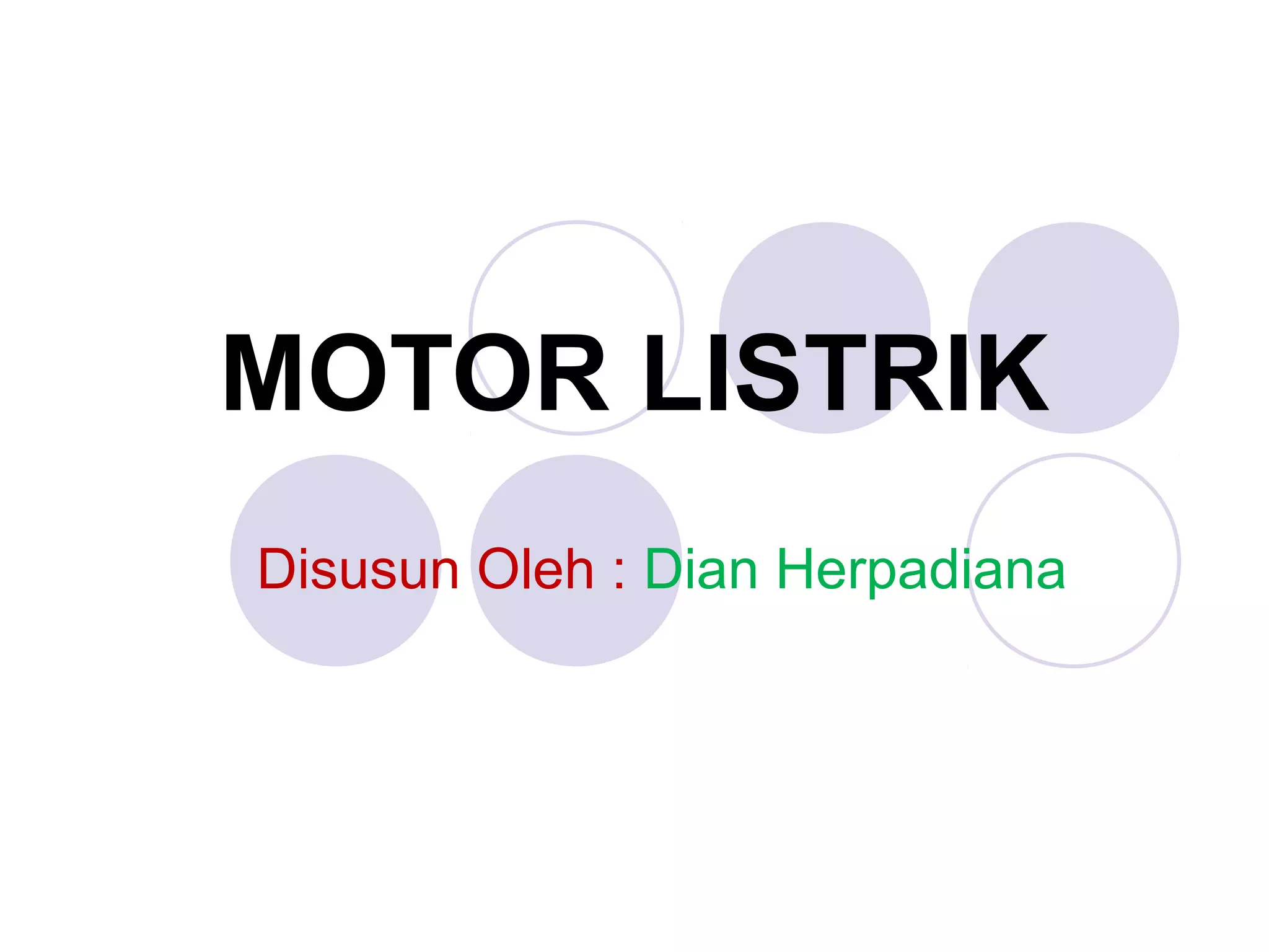 Teori dasar motor AC | PPT