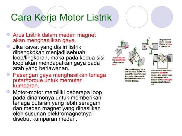 Teori dasar motor AC | PPT