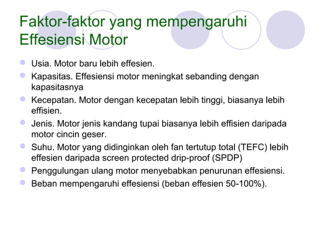 Teori dasar motor AC | PPT