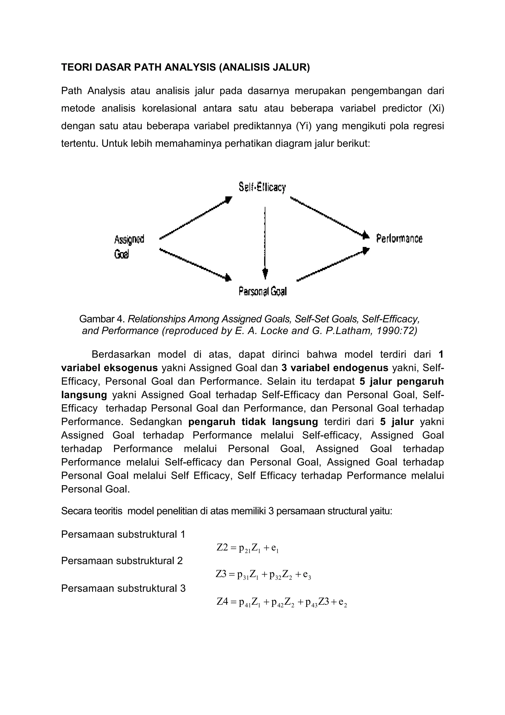 Teori dasar path analysis | PDF