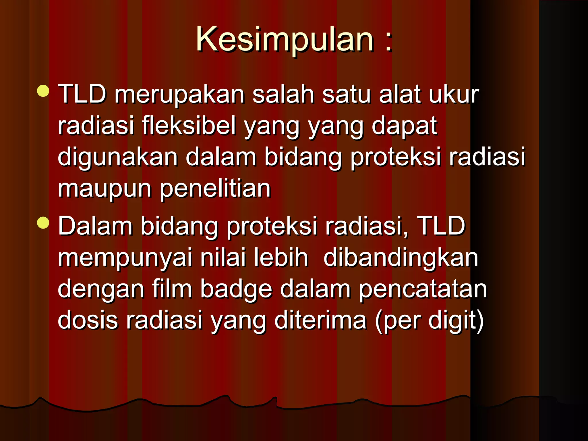 Teori dasar tld | PPT