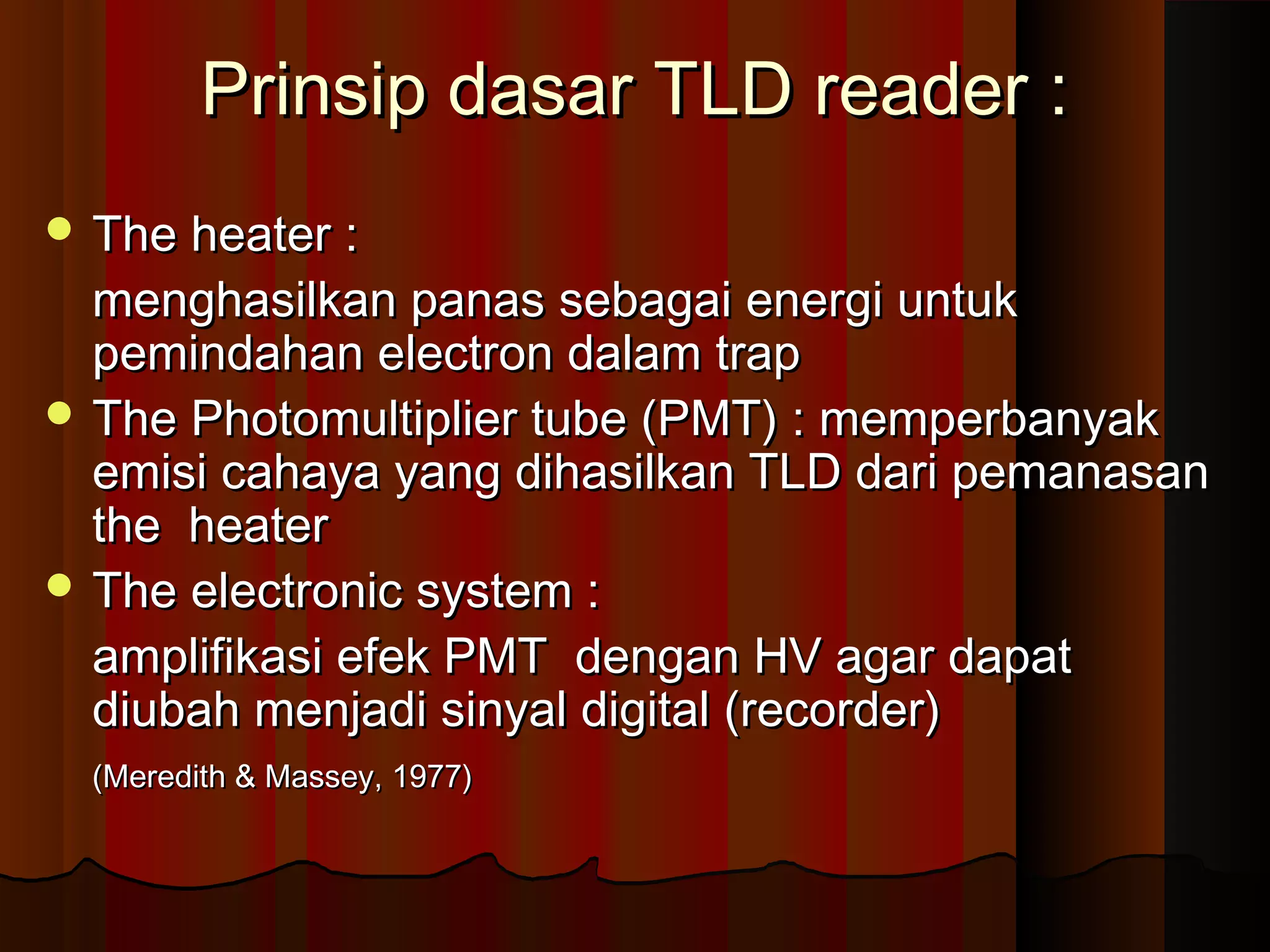Teori dasar tld | PPT