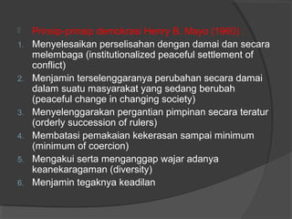 Teori demokrasi | PPT