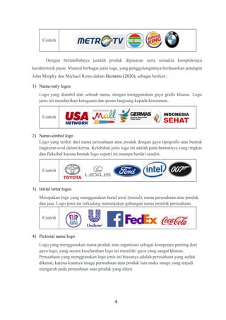 Integrated Marketing Communication - teroi tentang logo | PDF