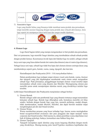 Integrated Marketing Communication - teroi tentang logo | PDF