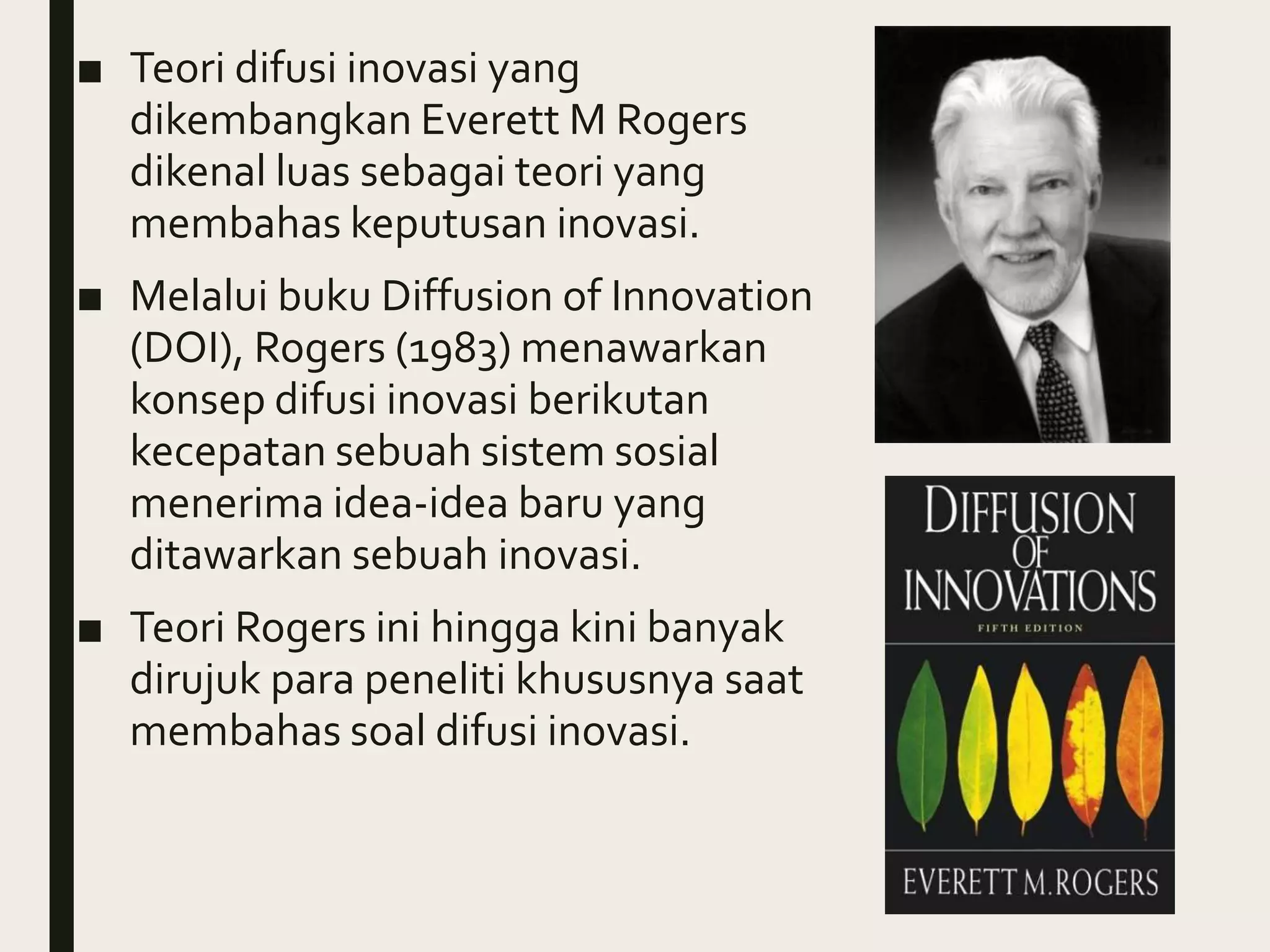 Teori difusi inovasi | PPTX