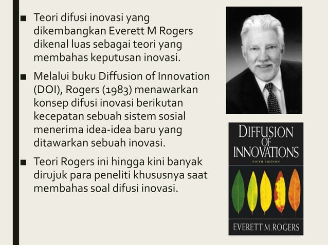 Teori difusi inovasi