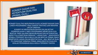 TEORI DUALITAS TENTANG (PRIM AL-DUAL).pptx