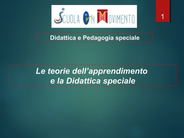 Teorie dell'apprendimento | PPT | Educational Assessment | Education