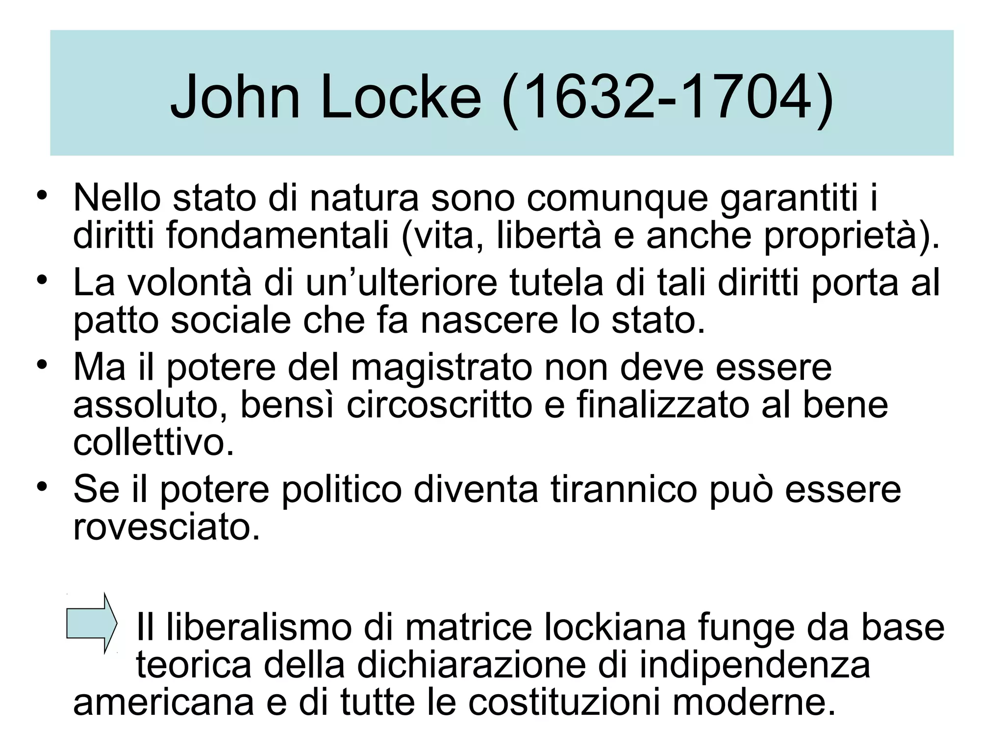 Teorie Dello Stato In Eta Moderna Ppt
