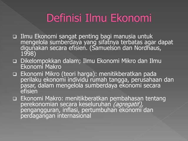 Teori ekonomi mikro | PPTX