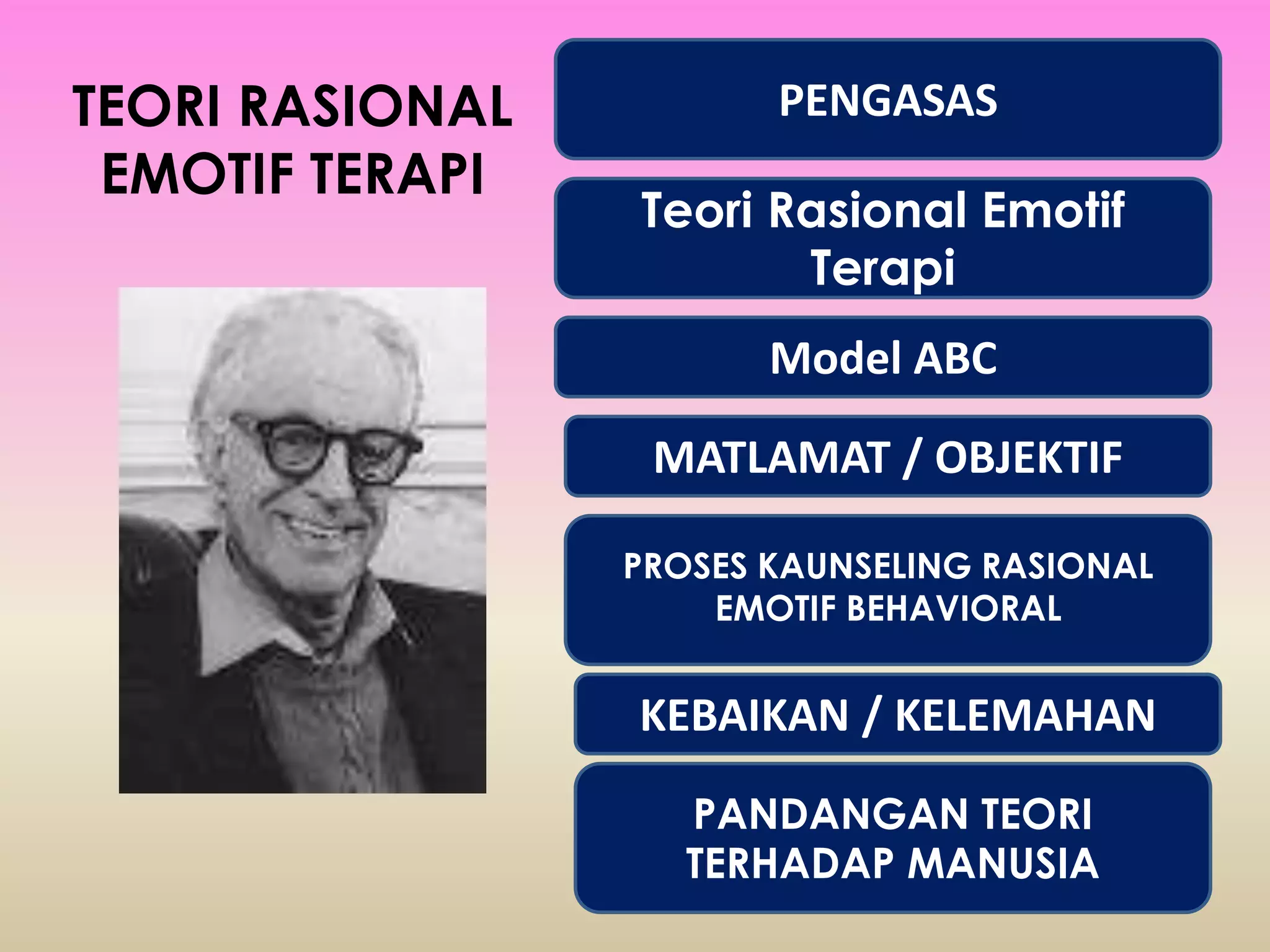 Teori emosional emotif terapi | PPTX