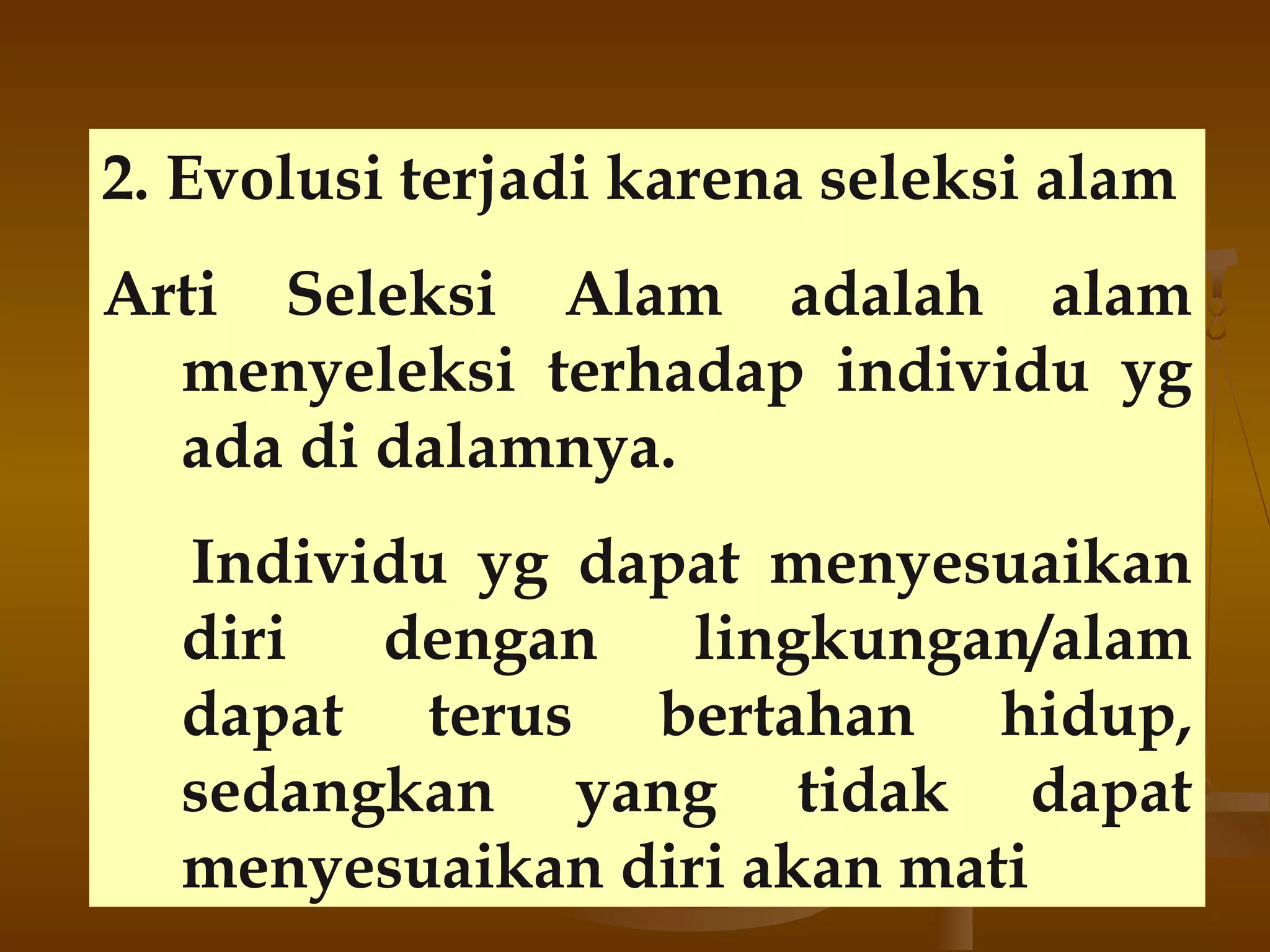 Teori evolusi Power Point | PPT