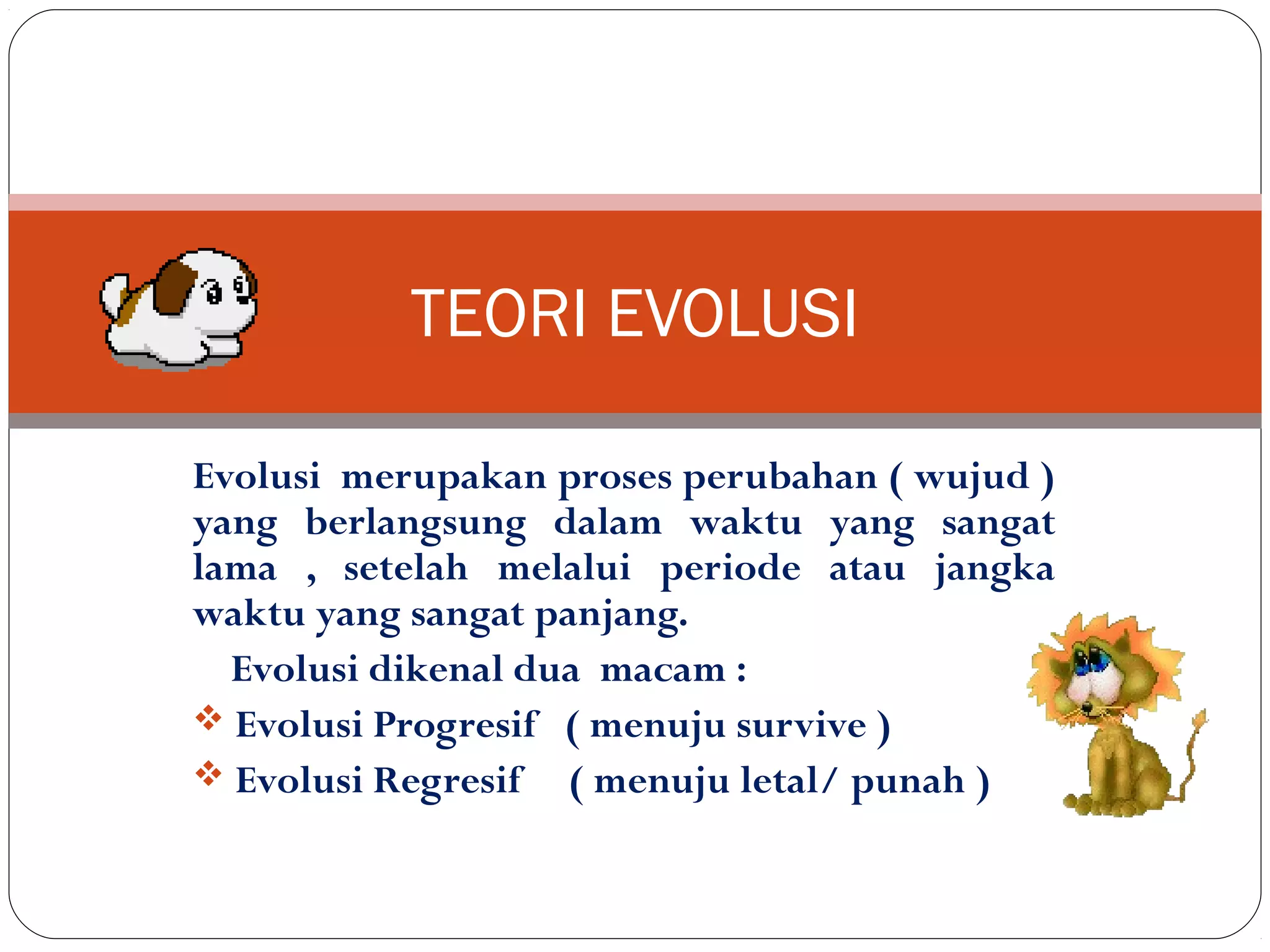 Teori Evolusi | PPT