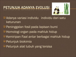 Teori Evolusi | PPT