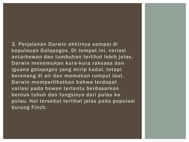 Teori Evolusi Darwin | PPTX