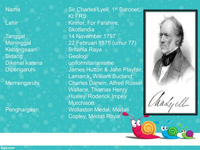 PPT Teori evolusi Ilmuwan charles lyell, thomas malthus, mendel, hugo ...