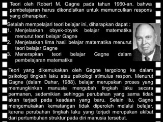 Teori Gagne | PPT