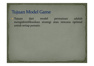 Teori game | PPT
