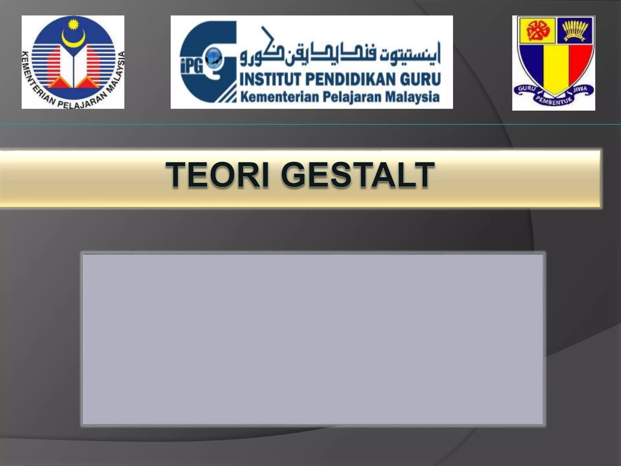 Teori gestalt | PPTX