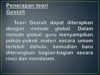 Teori gestalt | PPTX