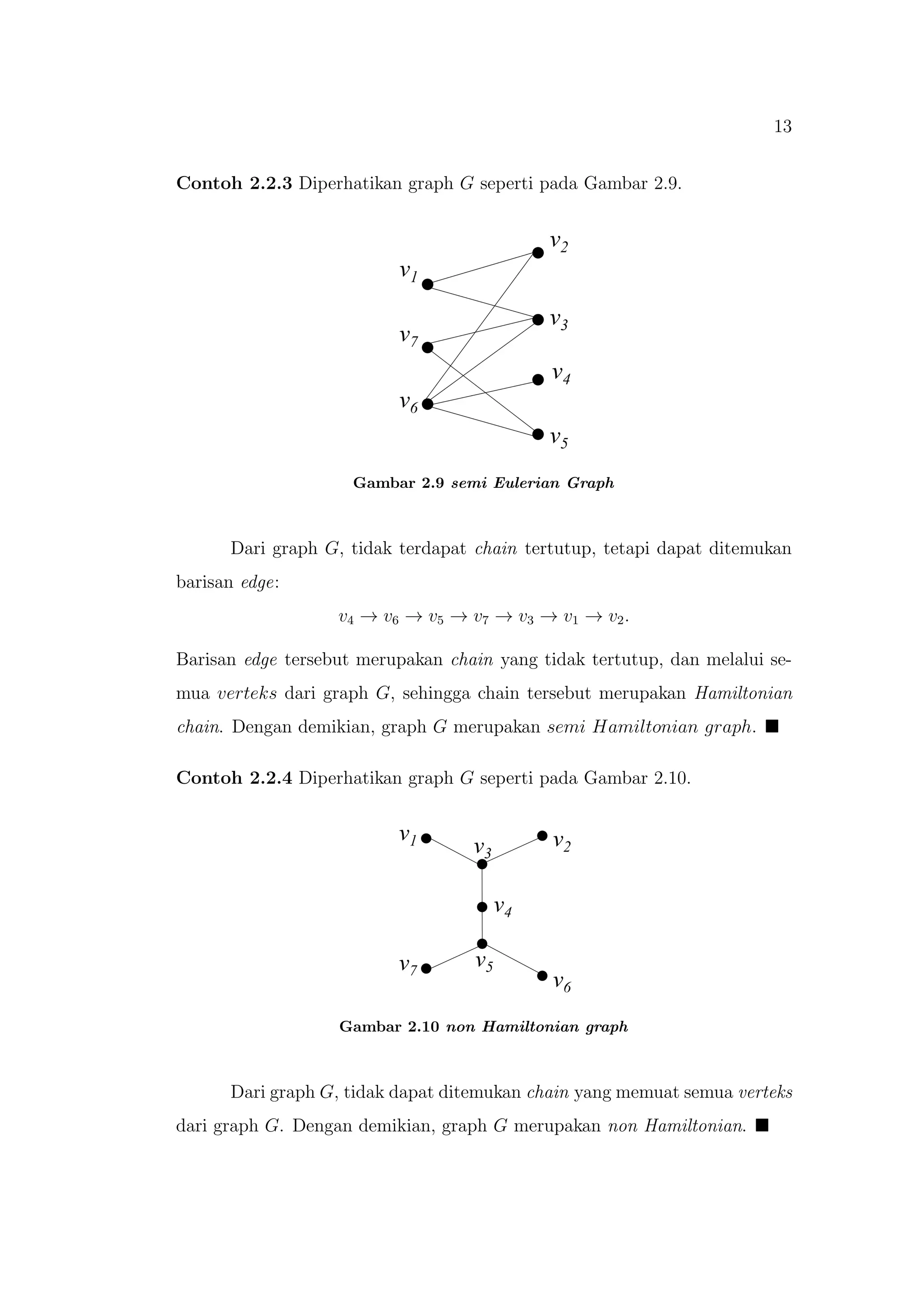 Teori graph: Eulerian dan Hamiltonian Graph | PDF