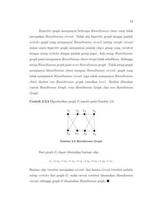 Teori graph: Eulerian dan Hamiltonian Graph | PDF