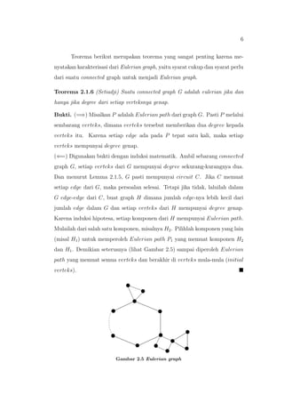 Teori graph: Eulerian dan Hamiltonian Graph | PDF