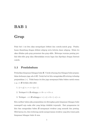 Teori grup | PDF