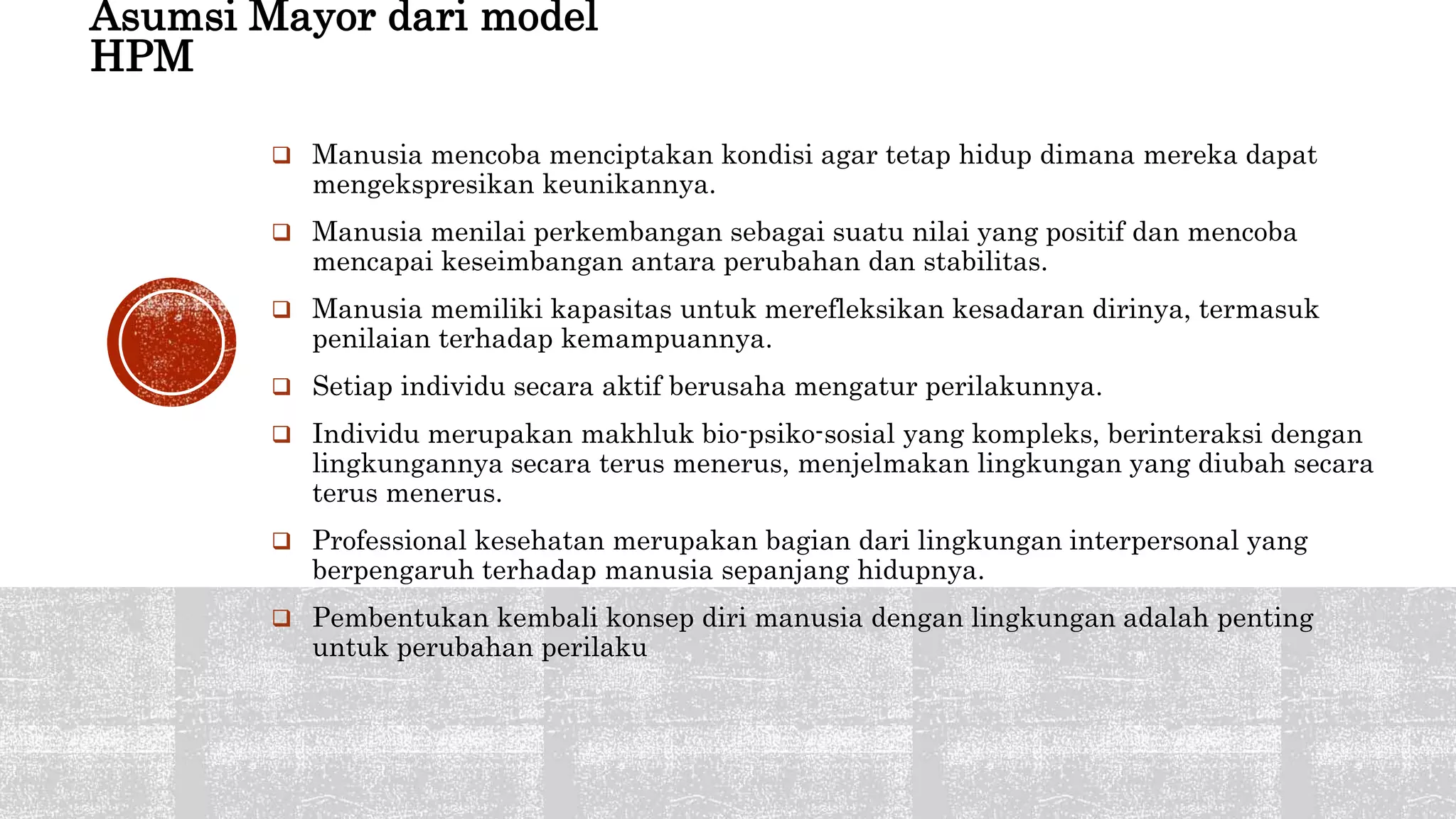 Teori Health promotion model (HPM) | PPTX