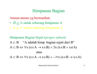 Teori himpunan | PDF