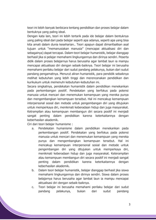 Teori humanis | PDF