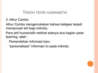 Teori humanistik | PPTX